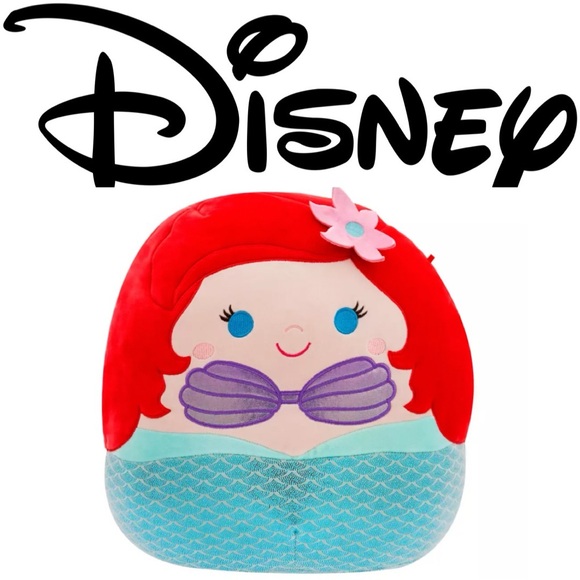 Disney | Toys | 33 Disney Ariel Squishmallows Plush The Little Mermaid ...